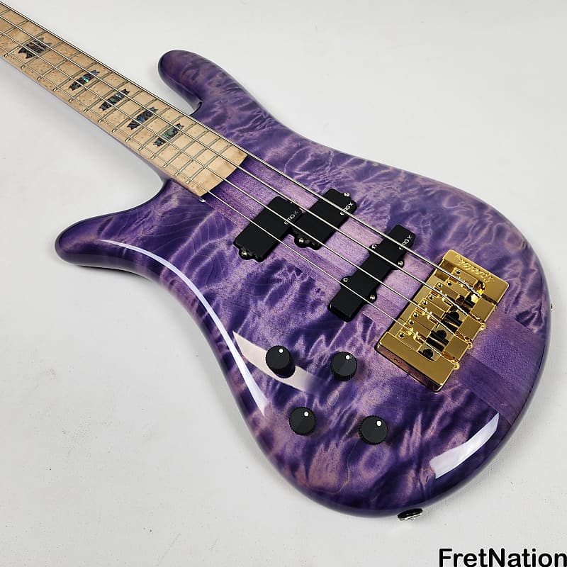 Spector USA NS-2 4-String Bass Lefty UltraViolet EMG 8.96lbs | Reverb