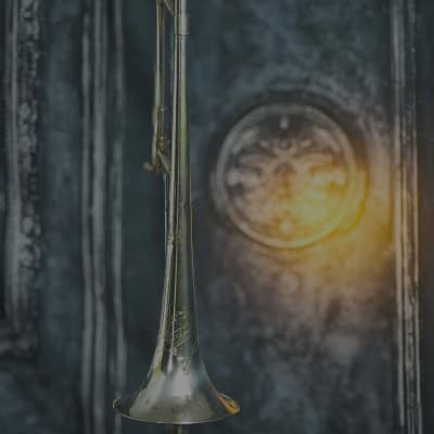 Buescher Trombone True Tone "The 400" 1930s - 1950s Silver | Reverb