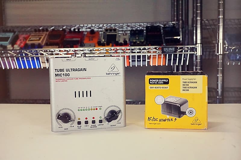 Behringer Tube Ultragain MIC100 Vacuum Tube Preamp with | Reverb