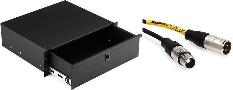 Gator GRW-DRW3 3U Standard Rack Drawer Bundle with Pro Co | Reverb