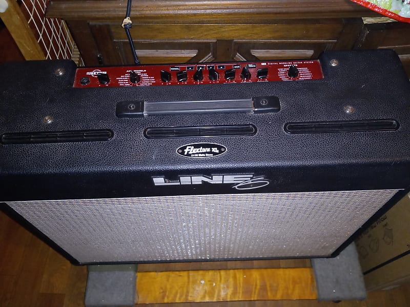 Line 6 FLEXTONE XL 2X12 2020 Red tweed front black and red | Reverb