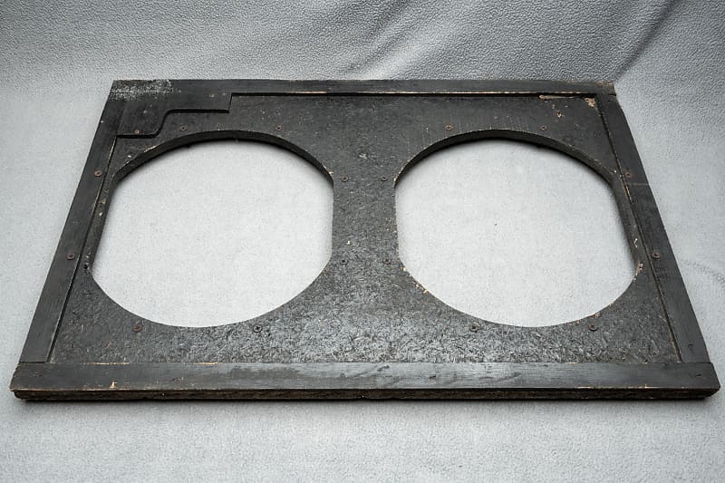 1966 Fender Blackface Twin Reverb Speaker Baffle | Reverb