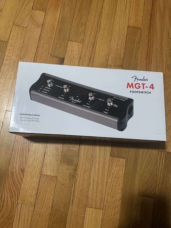 Fender MGT-4 Mustang GT 4-Button Footswitch with 1/4" Jack | Reverb