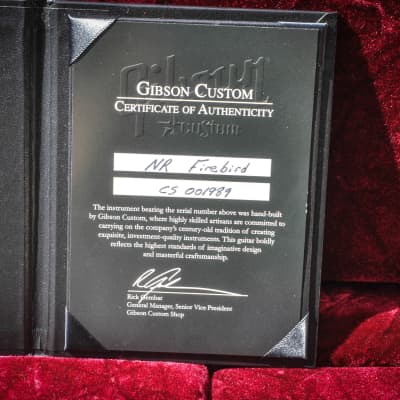 Gibson Custom Shop 1 of 1 Non Reverse FireBird Gold Sparkle | Reverb