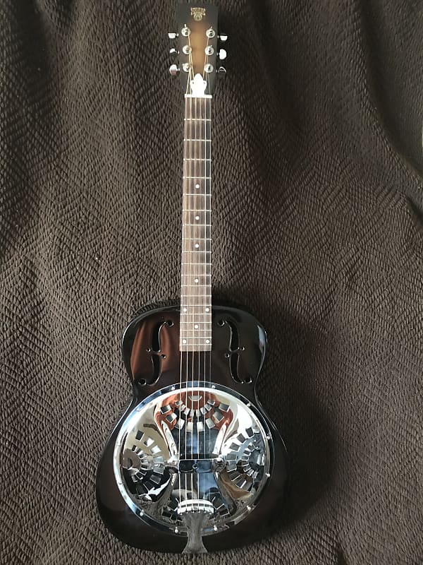 Dobro B5 003 95 Six String with F Holes 1995 Black | Reverb