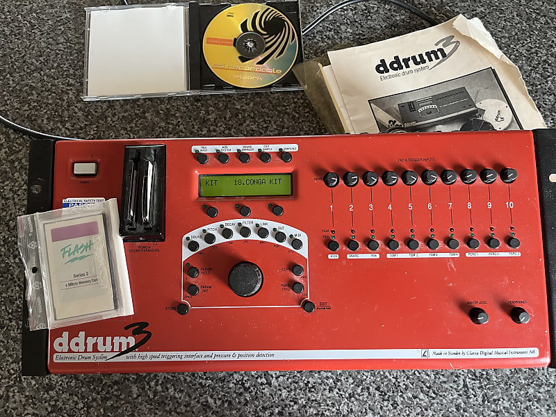 Clavia ddrum 3 with pads, memory cards and triggers | Reverb UK