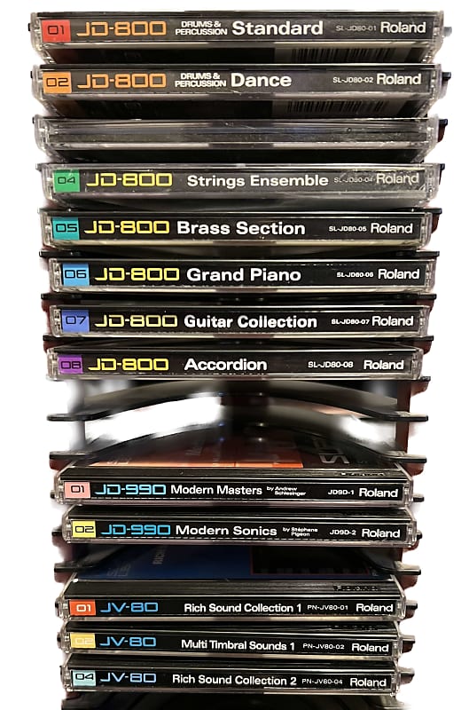 ROLAND: One Lot of ROM/RAM Cards for the JD-800/JD990, Total | Reverb