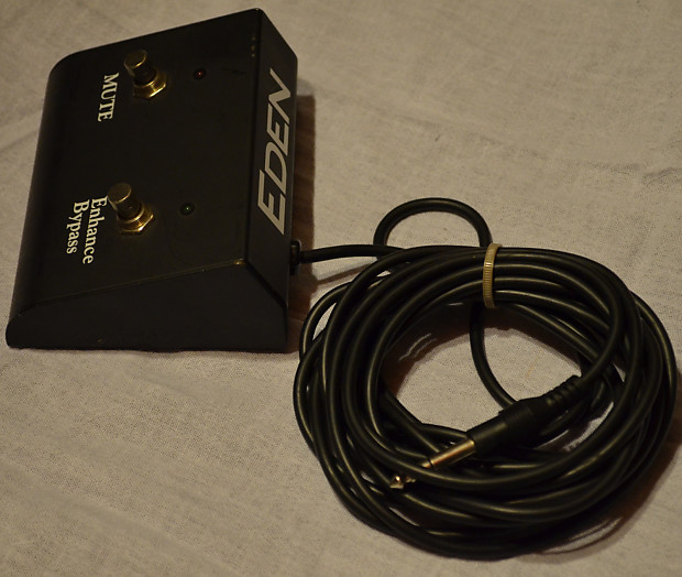 Eden 2-button foot switch (MUTE/Bypass Enhance) footswitch | Reverb