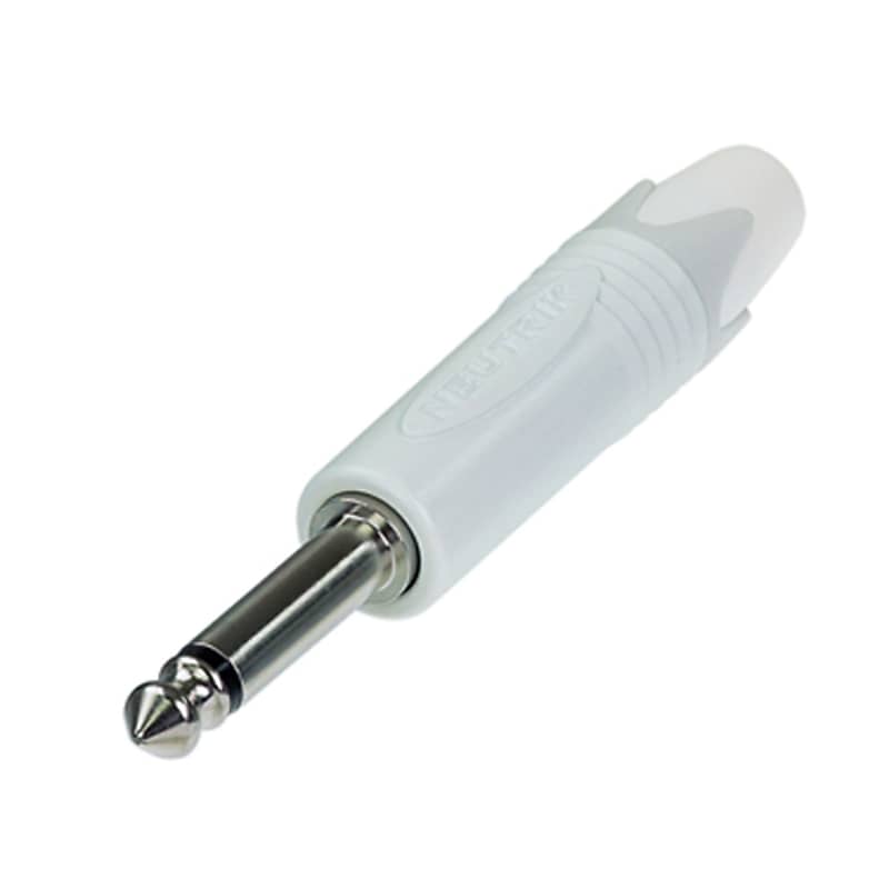 Neutrik NP2X-WT Phone Plug 6,35mm, 2-pole, white | Reverb Deutschland