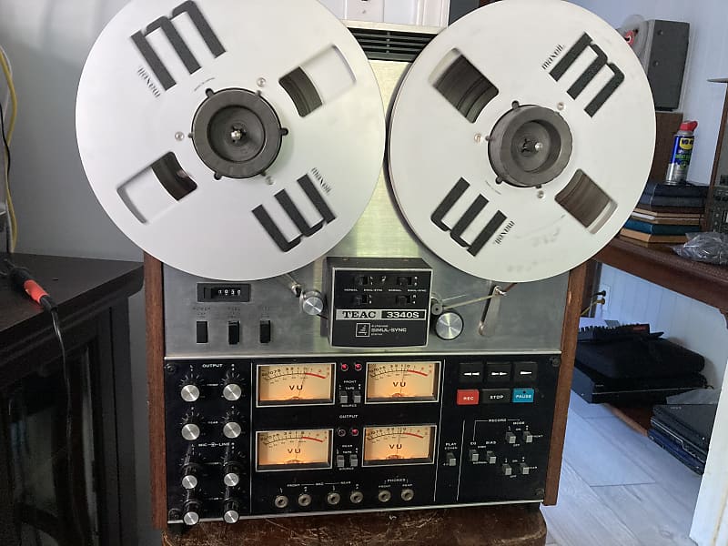 TEAC 3340S 1/4" 10.5 inch 4-Track 4-Channel Stereo Quad Semi | Reverb