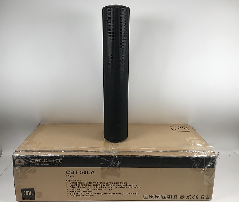 (Black) JBL CBT 50LA-1 Line Array Column Loudspeaker (1) | Reverb