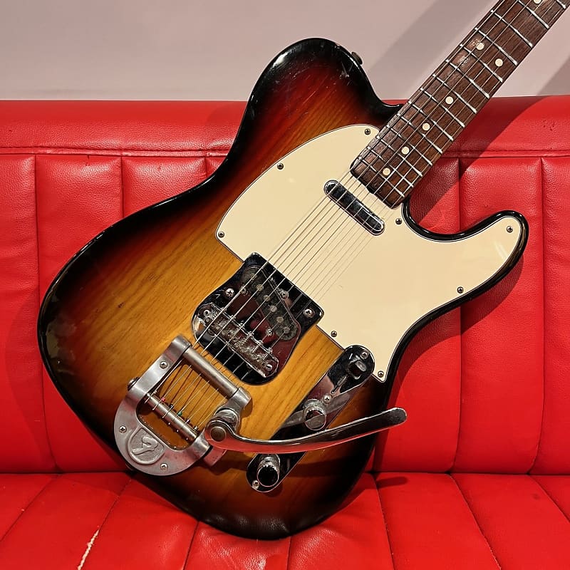 Fender 1975 Telecaster Sunburst w/Factory Bigsby [SN 648064] | Reverb
