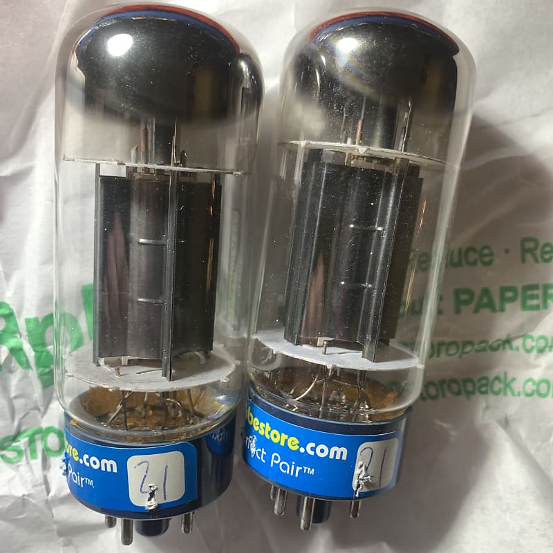 Matched Pair Preferred Series 6L6 Vacuum Power Tube | Reverb
