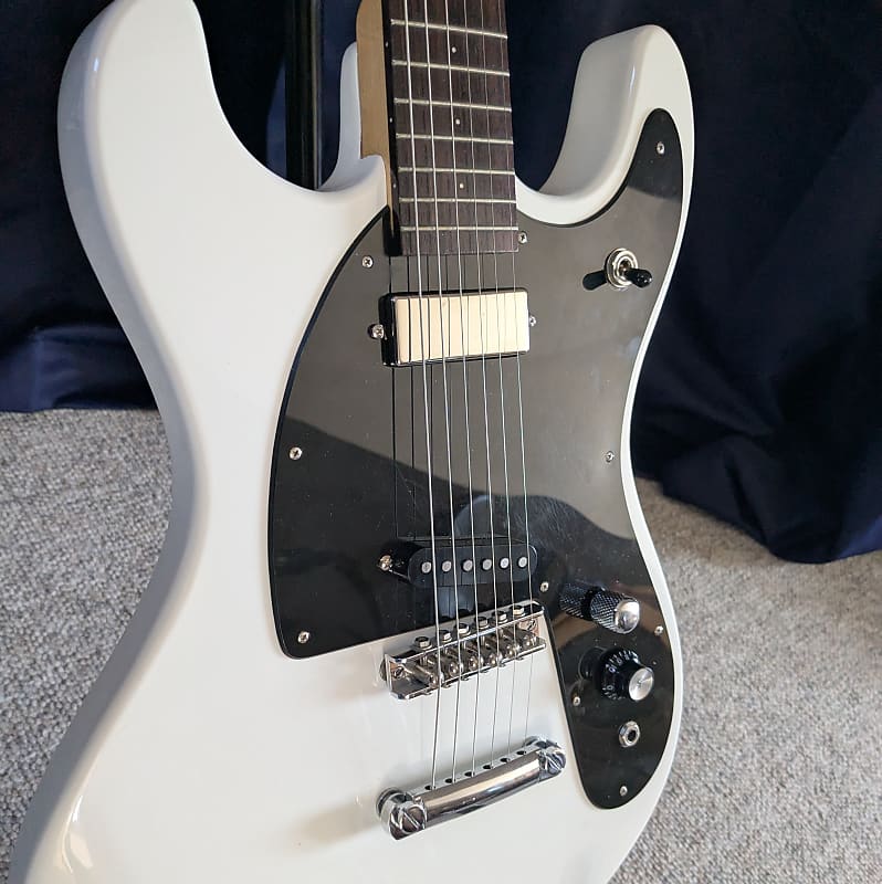 Eastwood JR Elite / Mach 2 - White - Dimarzio FS-1 - Mosrite | Reverb