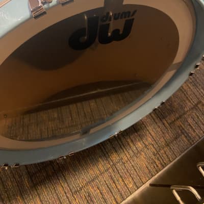 DW Collectors Series Maple 4 Piece Shell Pack - Solid Sky | Reverb