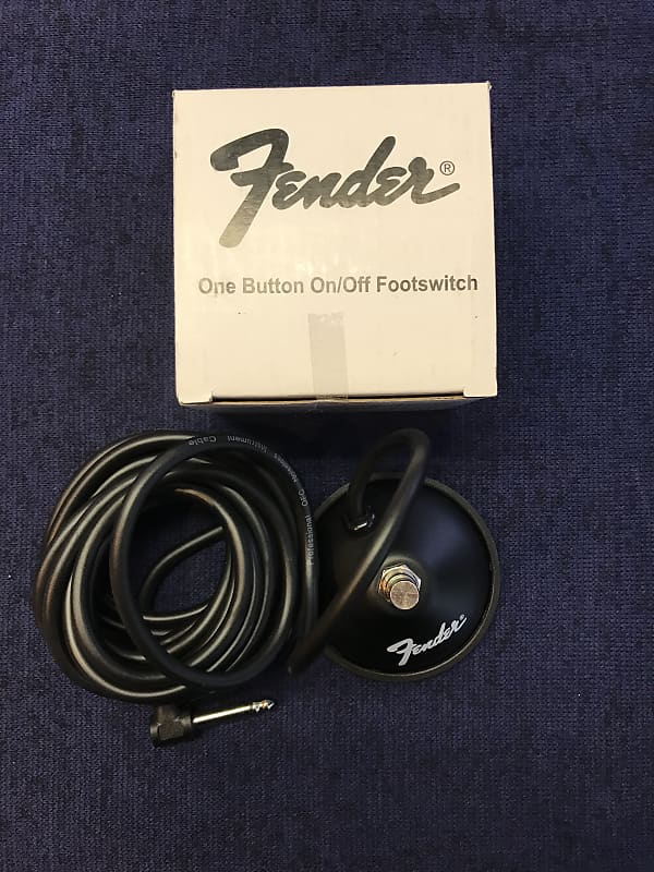 Fender One Button On/Off Footswitch Black | Reverb