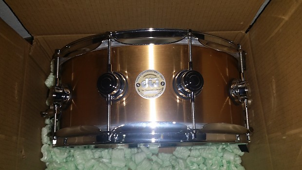 DW Josh Freese Signature Bronze Solid Snare Drum | Reverb