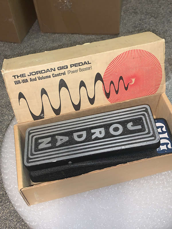 Jorden Model 4000 USA Wa Wa Volume Pedal 70s Black *NEW IN | Reverb