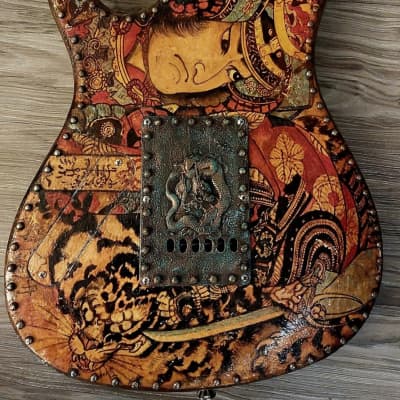 Alchemist Custom Guitar Geisha and Samurai 2020s - Shellac | Reverb