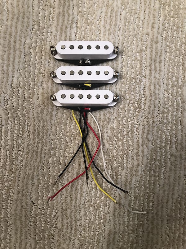 Artec Giovanni Noiseless Strat Single Coil SSS Pickup SET, | Reverb