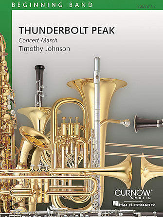 Thunderbolt Peak Concert March Grade 0 5 Score And Parts | Reverb