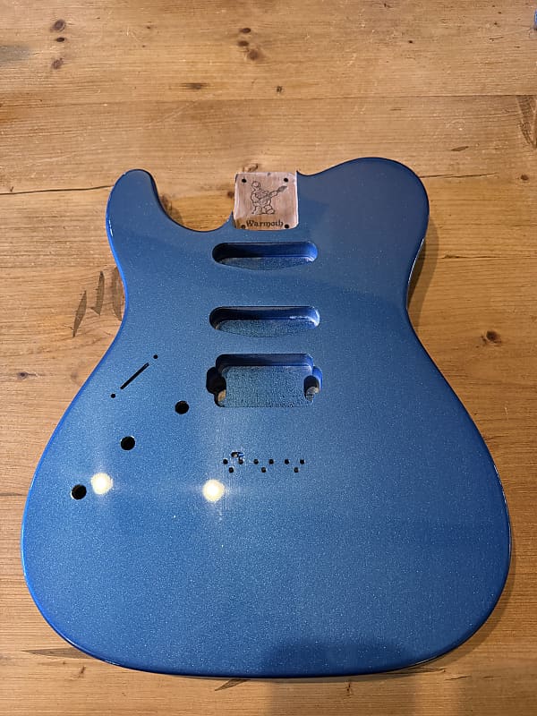 Warmoth Hybrid Tele Body Left Handed Chambered Roasted Alder | Reverb