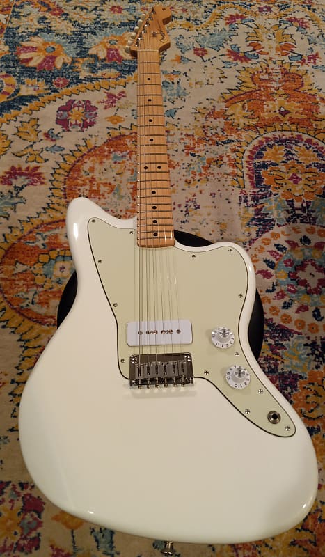 Fender Hardtail Jazzmaster Partscaster Arctic White | Reverb