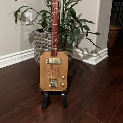 3 String viola pallet body electric cigar box guitar | Reverb