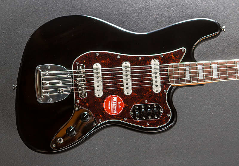 Squier Classic Vibe Bass VI - Black | Reverb