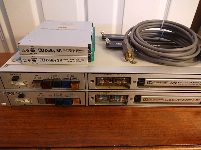 Set of 2 x Dolby 361 NR with Dolby A Cat 22 and SR Cat 280 | Reverb