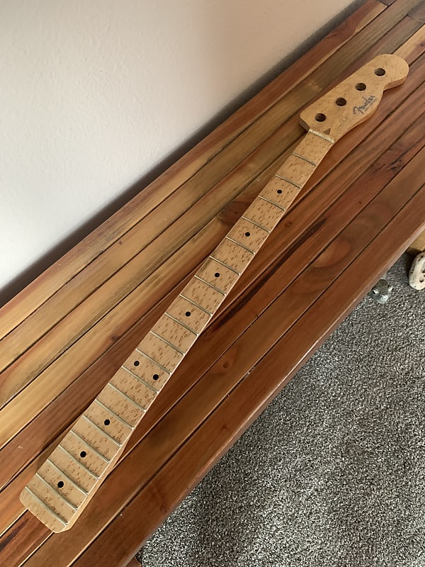 Musikraft Precision Bass Neck~Birdseye Maple | Reverb