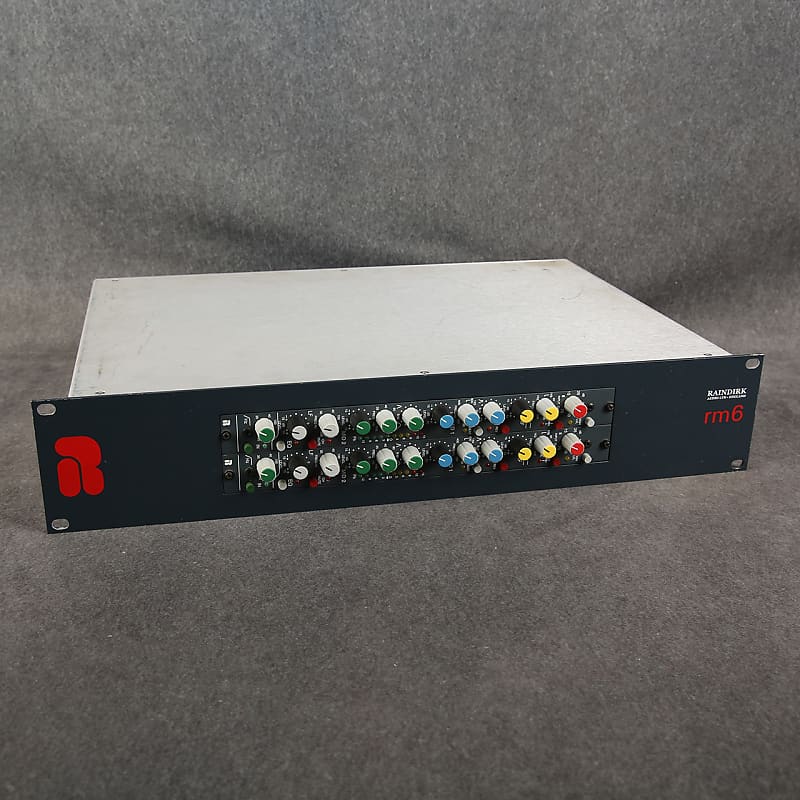 Raindirk RM6 Dual Channel Preamp & EQ Rack Unit | Reverb UK