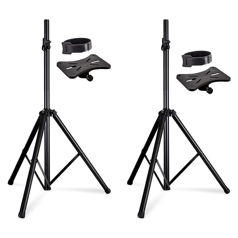 5 Core Speaker Stand Tripod Pair Tall Height Adjustable DJ | Reverb