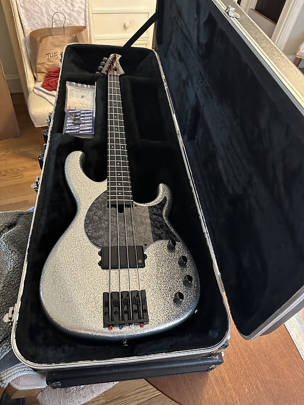 Modulus Funk Unlimited Flea 2012 - Silver Flake Carbon Fiber | Reverb