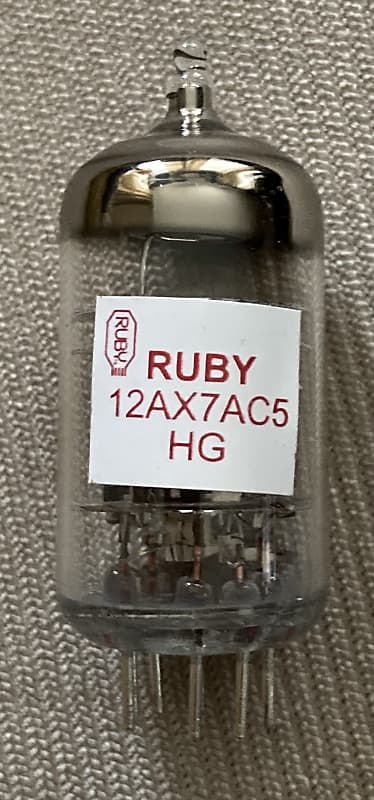 Ruby Tubes 12AX7AC5 HG 7025 Preamp Tube | Reverb