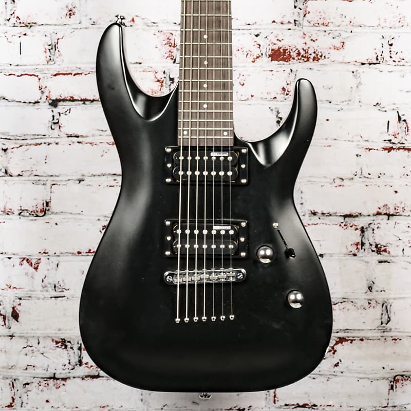 LTD - MH-17 - 7 String Electric Guitar, Black - x2745 - USED | Reverb