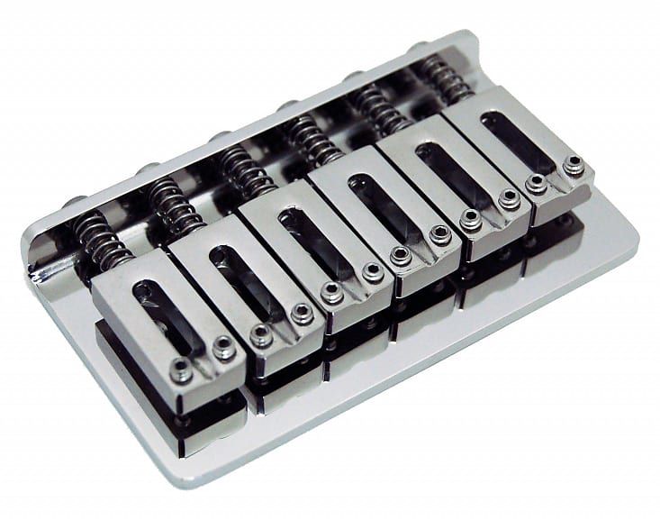 Hipshot 41200M Modern Spacing 6-String Hardtail Bridge - | Reverb