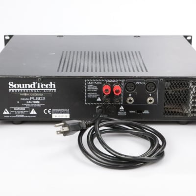 SoundTech PL602 300W 300 Watt Power Amplifier Amp Kiss #34557 | Reverb