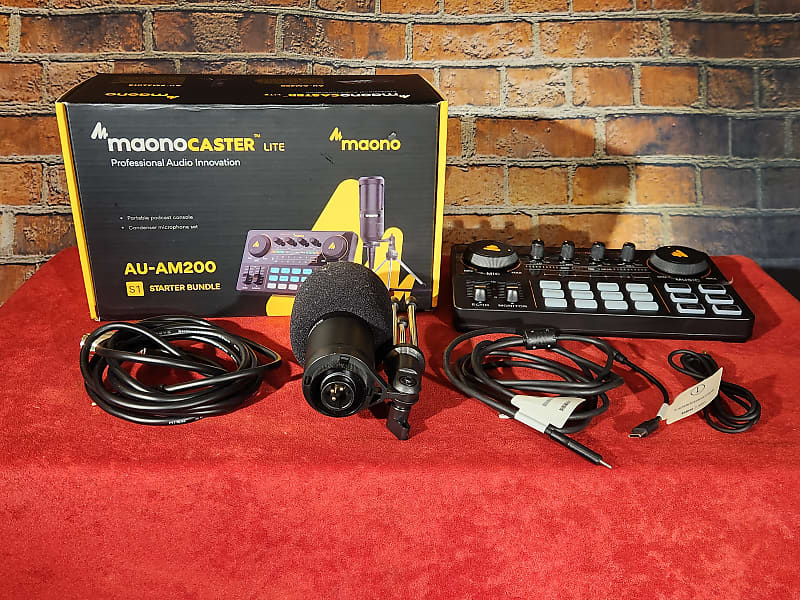 Maono AU-AM200 S1 Starter Bundle w/ Original Box & Cords | Reverb