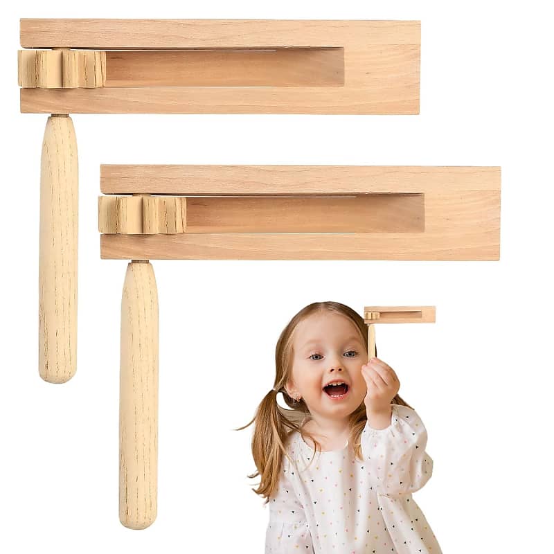 Football Rattle Clacker,2 Pcs Wooden Ratchet Noise Makers | Reverb UK