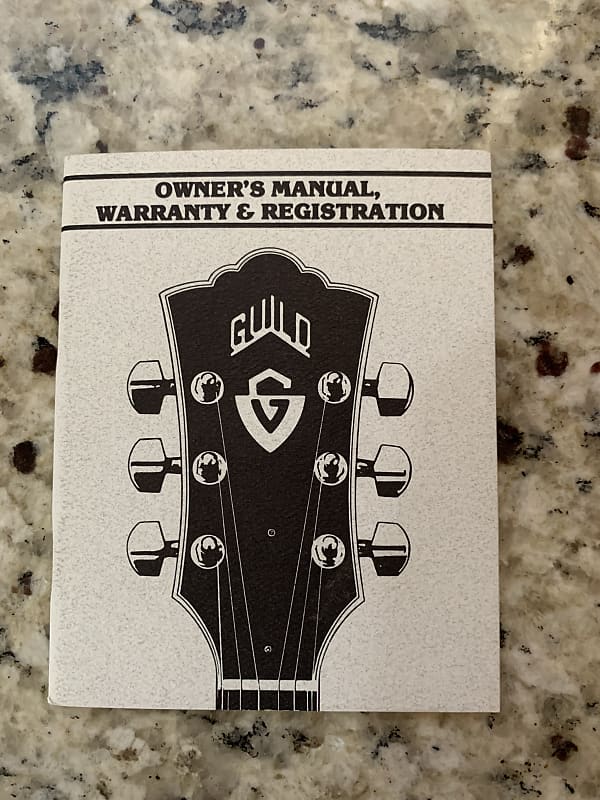 Guild Manual Warranty & Registration 2000’s | Reverb