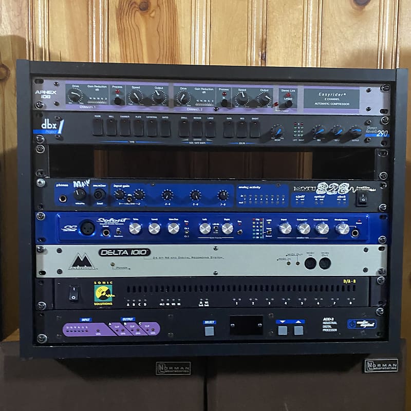 Loaded 8U Rack (dbx 290, Aphex 108, MOTU 828, Etc.) | Reverb