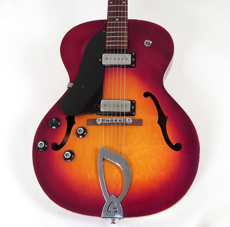 1964 Guild X-50 Rare Left Handed Double Pickup - Sunburst | Reverb