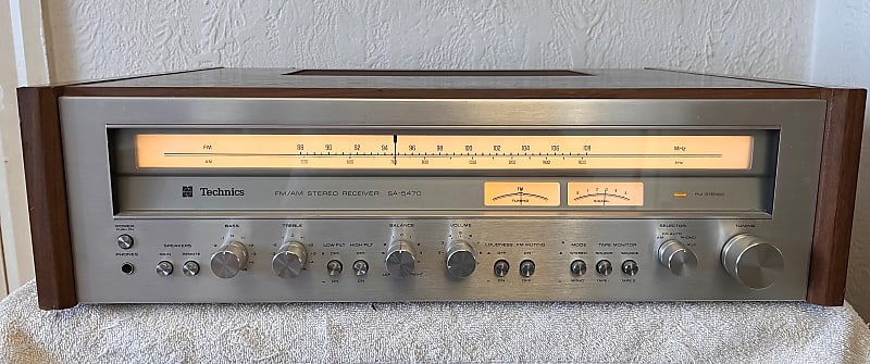 Vintage Technics SA-5470 Stereo Receiver-65 WPC- Tested & | Reverb