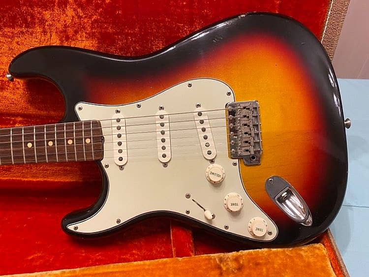 Left Handed, Lefty 1962 Strat, Slab Board, 100% Original with | Reverb