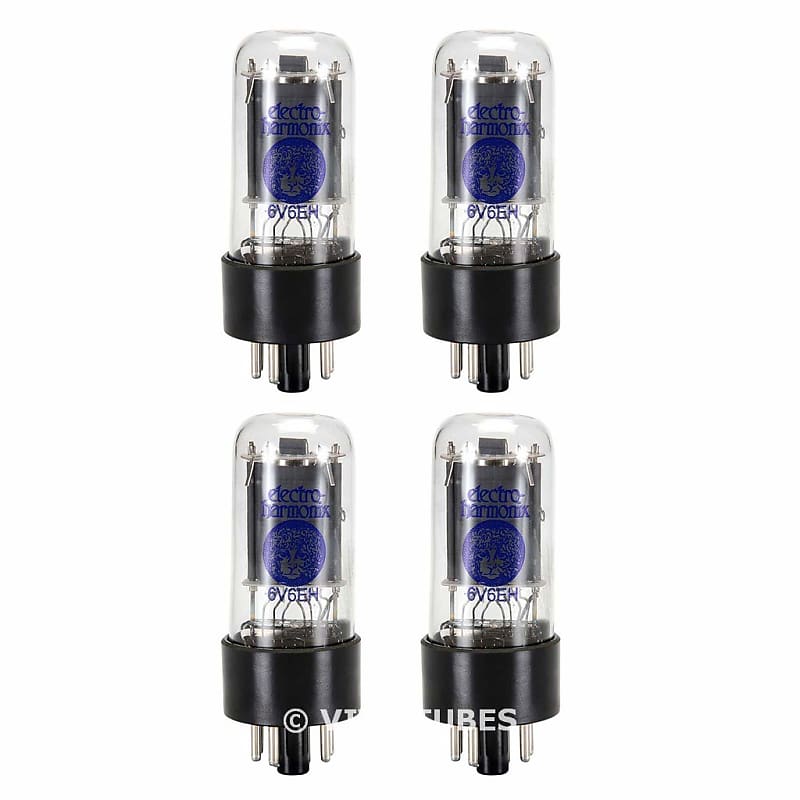 Electro-Harmonix 6V6GT Power Tube, Matched Quad with FREE | Reverb