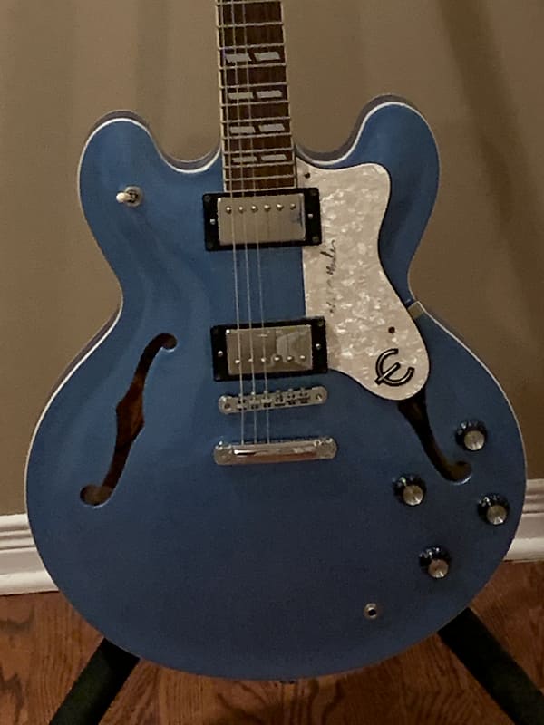 Epiphone Noel Gallagher Supernova 1998 Manchester City Blue | Reverb