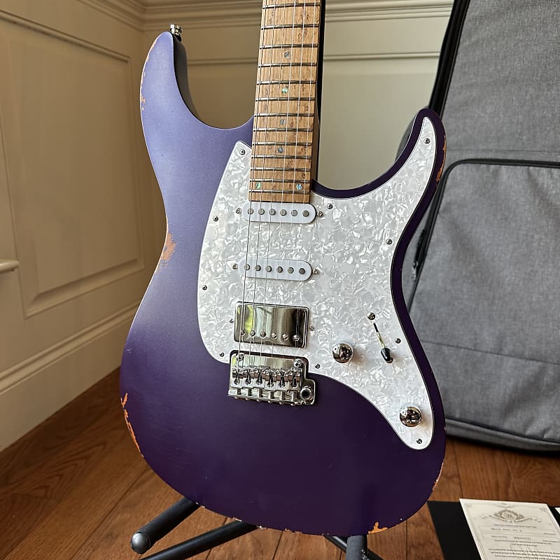 2025 Mayones Aquila 6 V24 Aged - Monolithic Metallic Nitro | Reverb