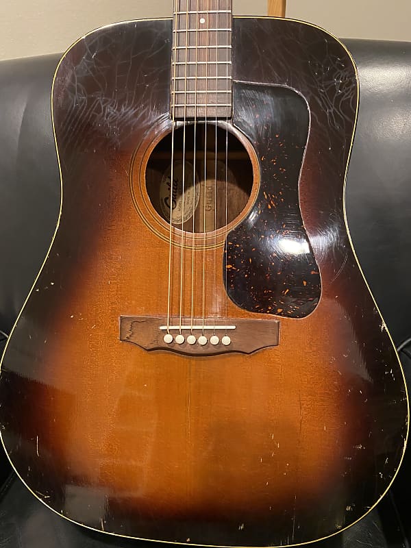 Guild D35 1982 Burst Acoustic Guitar | Reverb