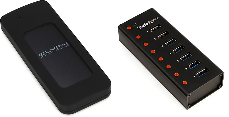 Glyph Atom SSD 1TB USB-C Portable Solid State Drive Black | Reverb